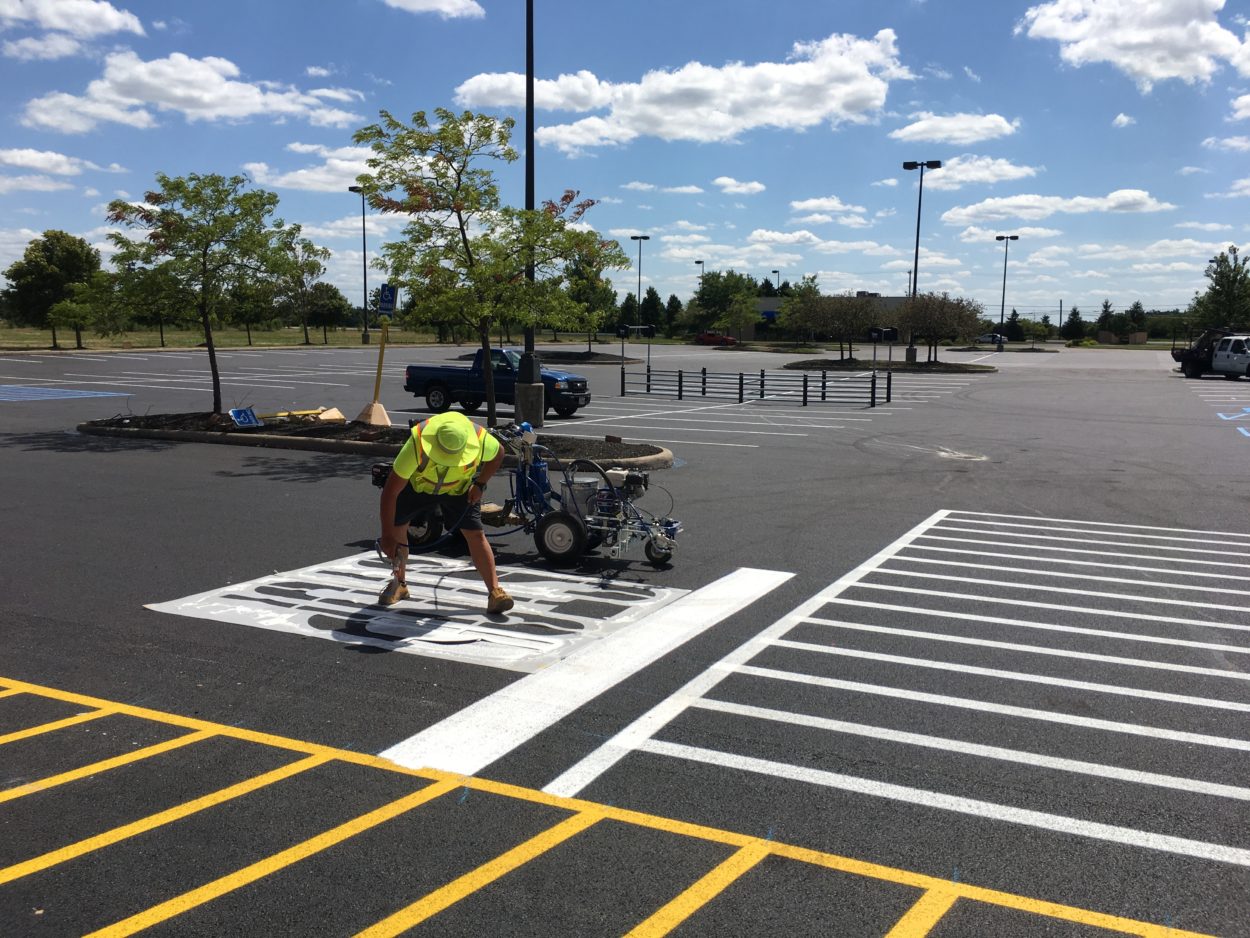 🔶 Odessa, TX “Parking Lot Line Striping”