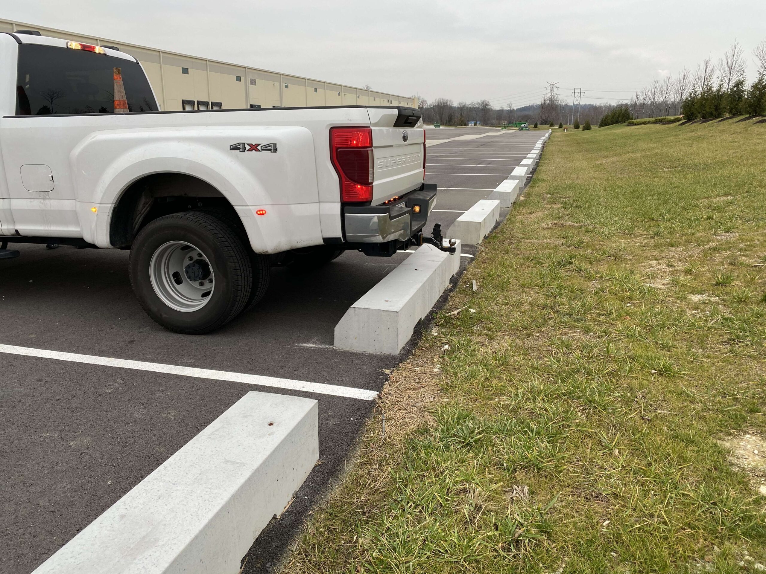 # SEMI TRUCK PARKING BLOCKS / Car Wheel Stops Installations Contractor ...